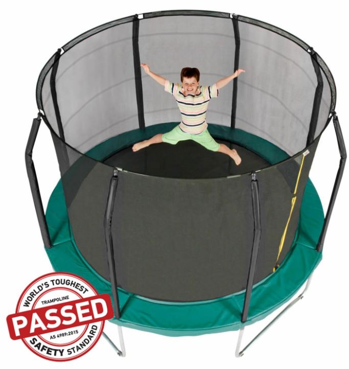 10ft Action Gold-Series Round Trampoline with Reversible Pads - by ...
