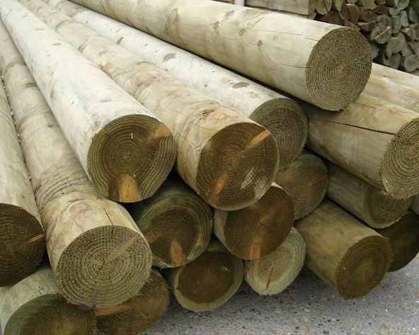 125mm Diameter ACQ Treated Envirolog - SECONDS (Showroom Only) - by ...