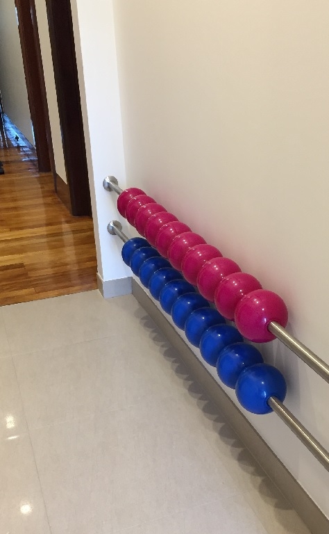 Heavy Duty GIANT Abacus Ball- Electric Blue - by PEPPERTOWN online store