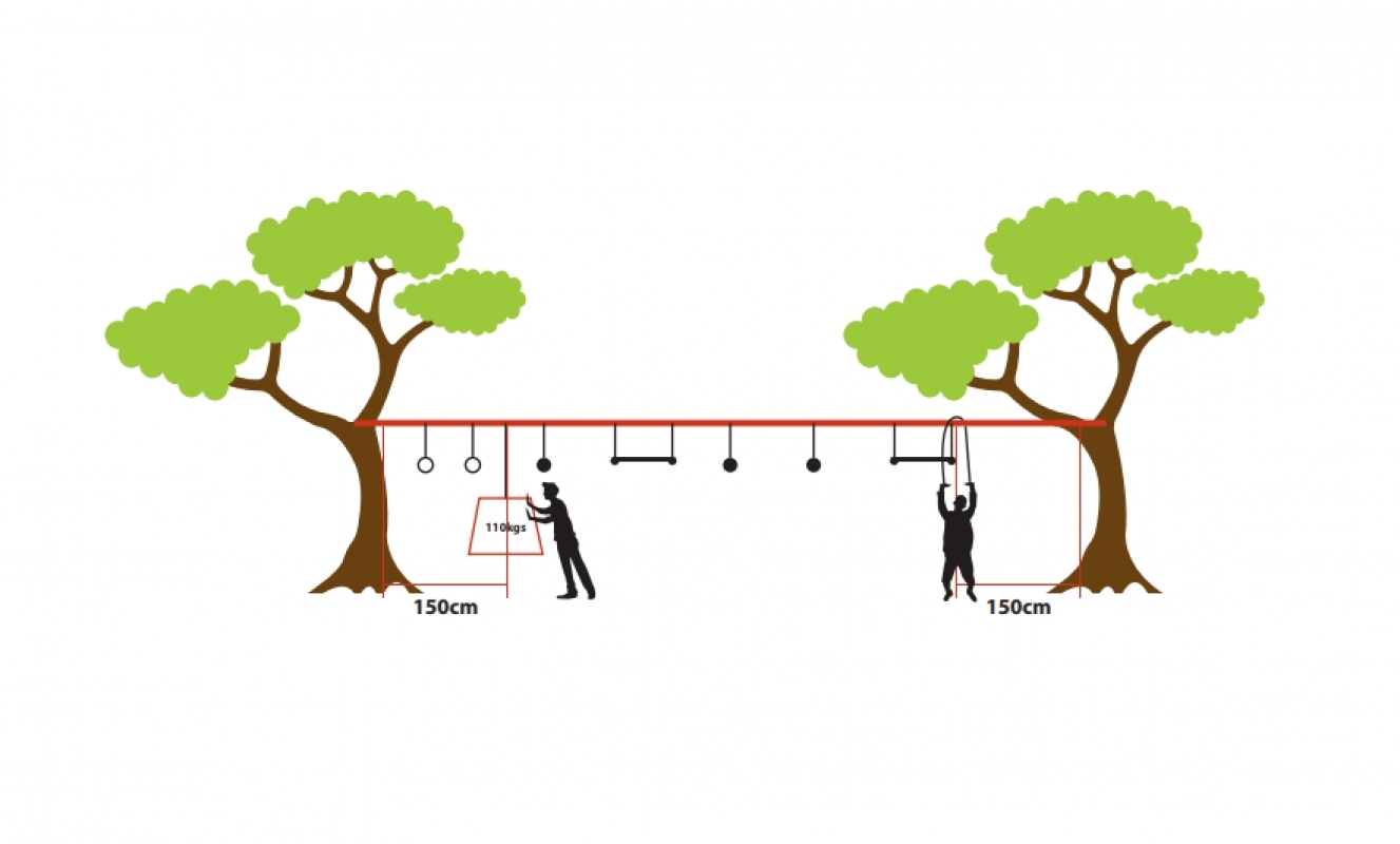 Backyard Ninja Obstacle Kit - by PEPPERTOWN online store