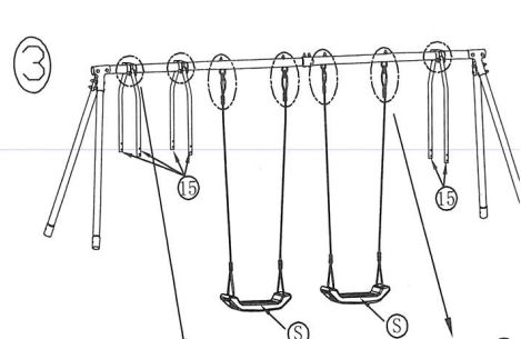Hurricane Replacement Swings and Rope - by PEPPERTOWN online store