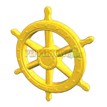 Giant Pirate Ship Wheel- YELLOW - by PEPPERTOWN online store