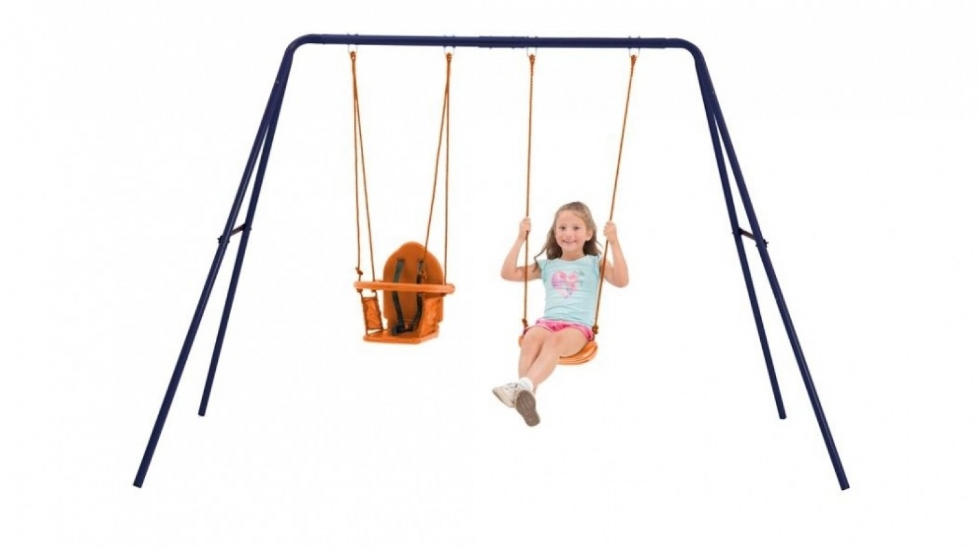 Action Double Swing Frame with 2 Swings - by PEPPERTOWN online store
