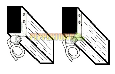 Crossbeam Swinging Pigtail Hook - Double Beam (EACH) - by PEPPERTOWN ...