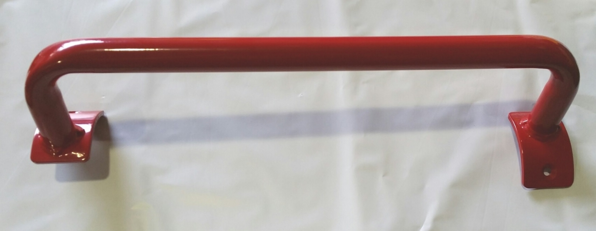 Powdercoated Galvanised Steel Handle RED (curved plates) - by ...
