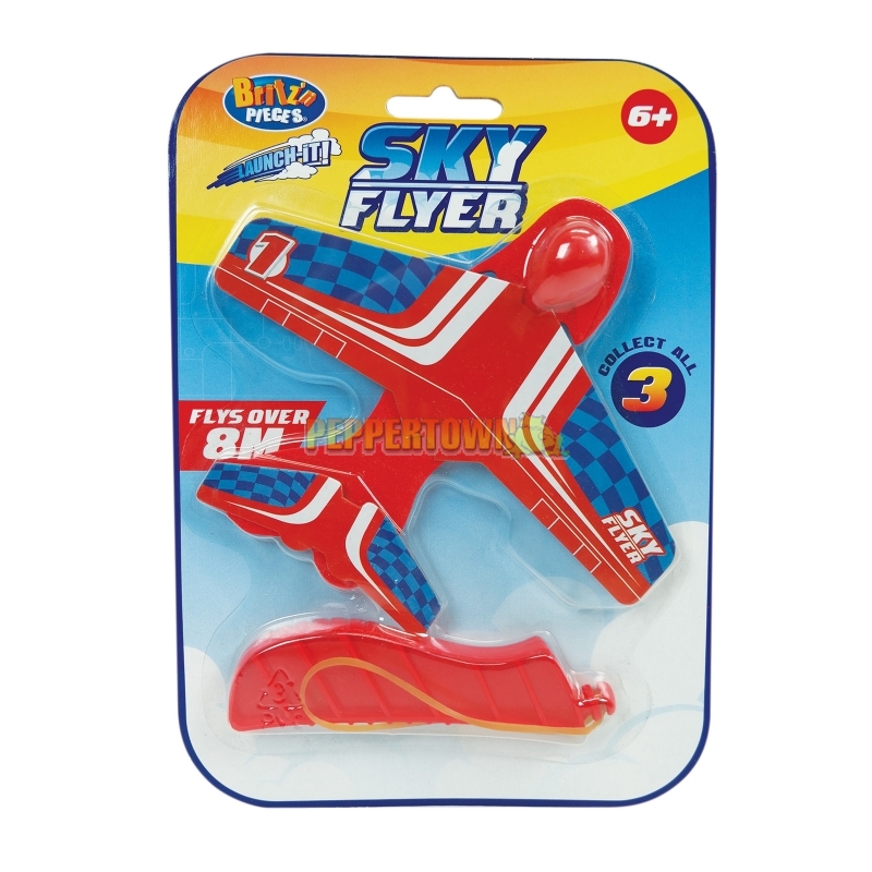 SKY FLYER Mini plane with launcher - by PEPPERTOWN online store